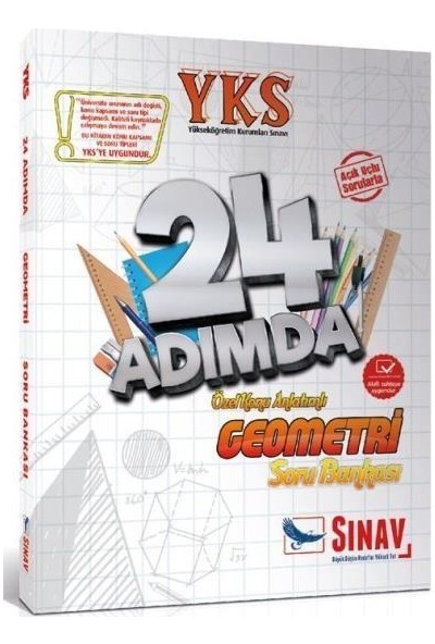 Sınav Yks 24 Adımda Geometri Özel Konu Anlatımlı Soru Bankası Sınav Yks 24 Adımda Geometri Özel Konu Anlatımlı Soru Bankası