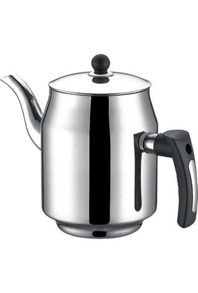 Kahramanlar Paslanmaz Çelik Kahveci Çay Kazanı Ocağı Demliği No 2 1.70 Lt