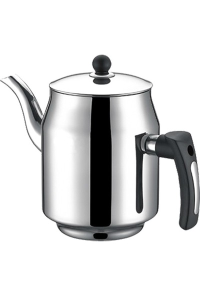 Kahramanlar Paslanmaz Çelik Kahveci Çay Kazanı Ocağı Demliği No 5 3.25 Lt