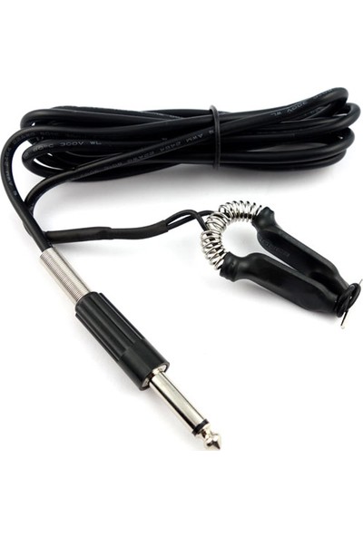 Tattoo Dövme Makinası Silikon Clipcord Siyah