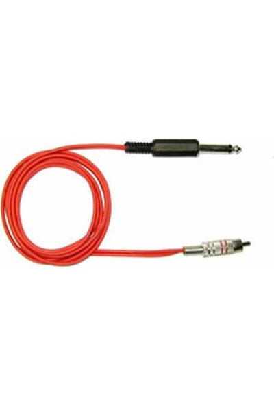 Tattoo Dövme Makinası Birinci Sınıf Silikon Rca Clipcord Kırmızı