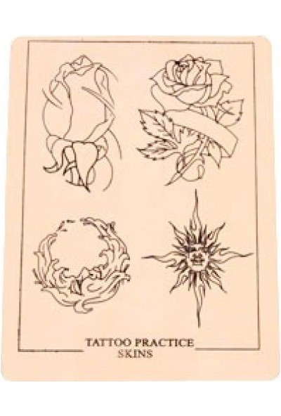 Tattoo Dövme Desenli Deneme Derisi