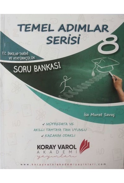 Koray Varol Temel Adımlar Serisi 8.Sınıf İnkılap Tarihi Soru Bankası