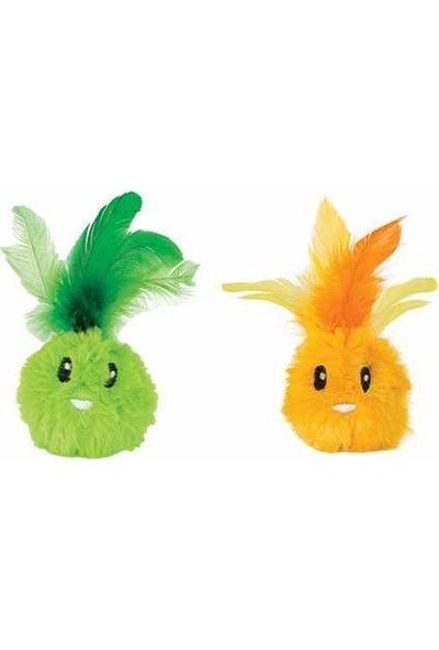 Petstages Feather Bunny Catnipli Peluş Kedi Oyuncağı 2li Petstages Feather Bunny Catnipli Peluş Kedi Oyuncağı 2li