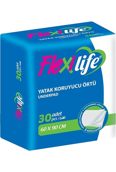 Flexilife 30 Adet Köpek Çiş Pedi 60 Cm x 90 Cm