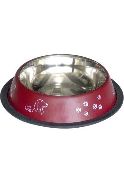 Tommy Çelik Mama Kabı Bordo 24 oz