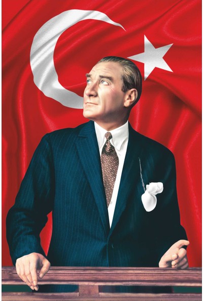 Gönder Bayrak Atatürk Kristal Parlak Saten Flama 70 x 105 cm Gönder Bayrak Atatürk Kristal Parlak Saten Flama 70 x 105 cm