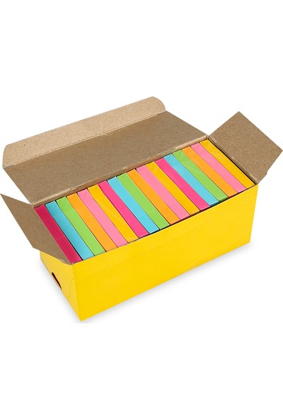 Post-it® Super Sticky Notluk Renkli. 18 adet. 76x76mm. 90 yaprak Post-it® Super Sticky Notluk Renkli. 18 adet. 76x76mm. 90 yaprak