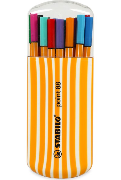Stabilo Point Kalem 88 Oval Kutu 20 Renk