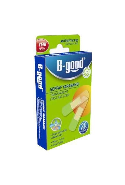 B-Good Şeffaf Yara Bandı 20'li