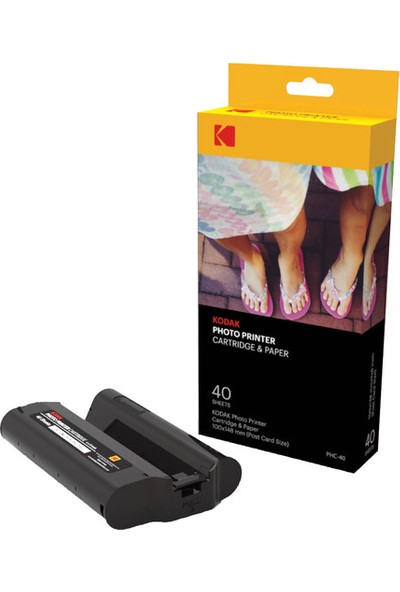 Kodak/Phc-40(Pd-450Wiçin)-40Adet-10X15-Baskı-Kağıdı