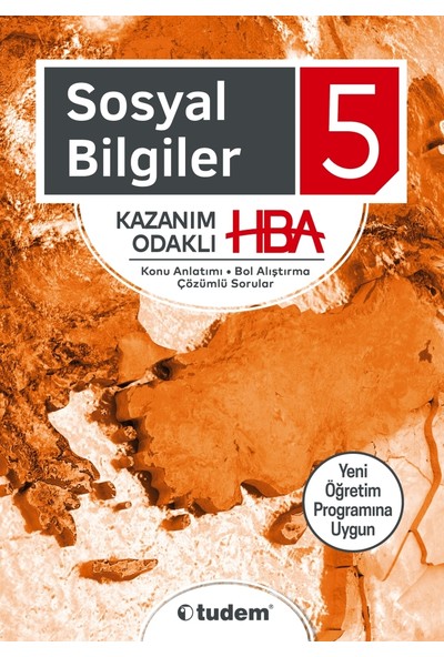 Tudem Yayınları 5. Sınıf Sosyal Bilgiler Kazanım Odaklı Hba