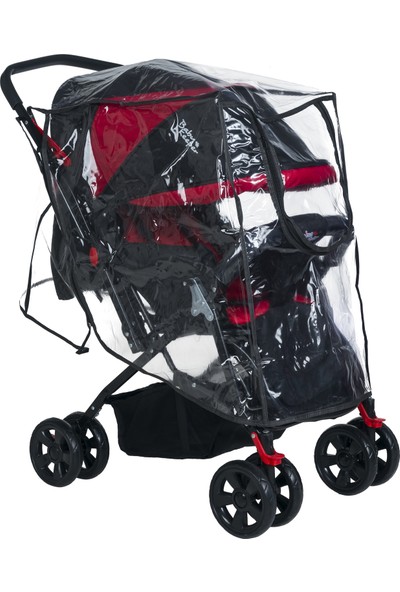 Tommybaby Fermuarlı 14 Micron Lüx Bebek Arabası Yağmurluk
