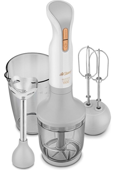 Arzum AR1014 Prostick 1500W Çubuk Blender Seti - Beyaz Arzum AR1014 Prostick 1500W Çubuk Blender Seti - Beyaz