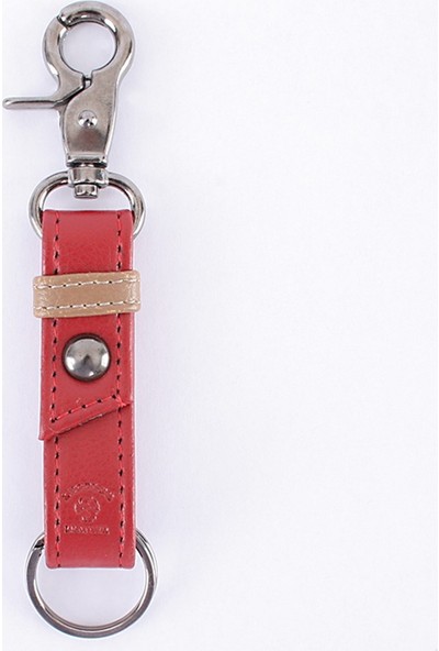 Le Color Leather Key Holder Red
