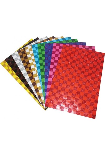 Lino Simli Kare Desenli Kağıt 10 Renk 10 Lu 20 x 30 cm Lino Simli Kare Desenli Kağıt 10 Renk 10 Lu 20 x 30 cm