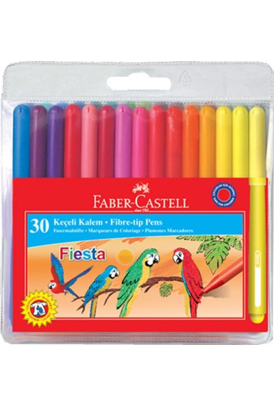 Faber-Castell Fiesta Keçeli Kalem 30 Renk