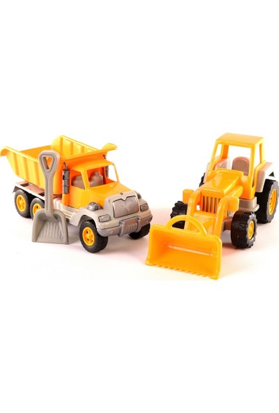 Uçar kid 170 Oyuncak Kamyon Kepçe Kürekli 2 Li 9X26 Cm Uçar kid 170 Oyuncak Kamyon Kepçe Kürekli 2 Li 9X26 Cm
