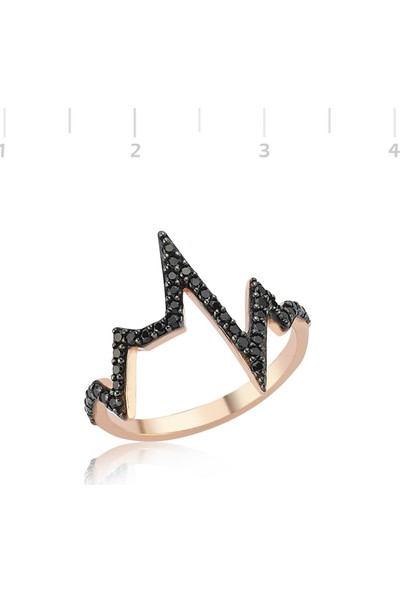 Gumush Gümüş Kalp Ritmi Bayan Yüzük Gumush Gümüş Kalp Ritmi Bayan Yüzük