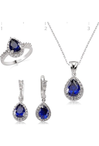 Gumush Gümüş Damla Bayan Set