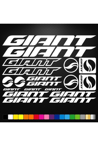 Sticker Masters Giant Bisiklet Sticker Set Etiket