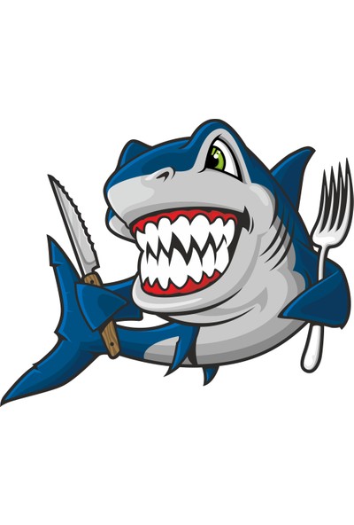 Sticker Masters Jaws Sticker