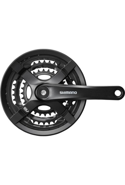 Shimano Crankset 6/7/8-Speed Black Fc-Ty501 48/38/28T 170Mm W/Cg Shimano Crankset 6/7/8-Speed Black Fc-Ty501 48/38/28T 170Mm W/Cg