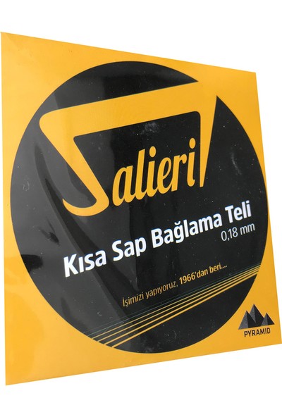 Salieri 0.18 Mm Pyramid Takım Tel Kısa Sap Bağlama Teli 018 Salieri 0.18 Mm Pyramid Takım Tel Kısa Sap Bağlama Teli 018