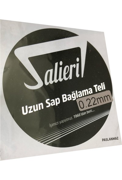 Salieri 0.22 Mm Paslanmaz Takım Tel Uzun Sap Bağlama Teli 022