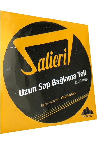 Salieri 0.20 Mm Pyramid Takım Tel Uzun Sap Saz Teli 020 Salieri 0.20 Mm Pyramid Takım Tel Uzun Sap Saz Teli 020