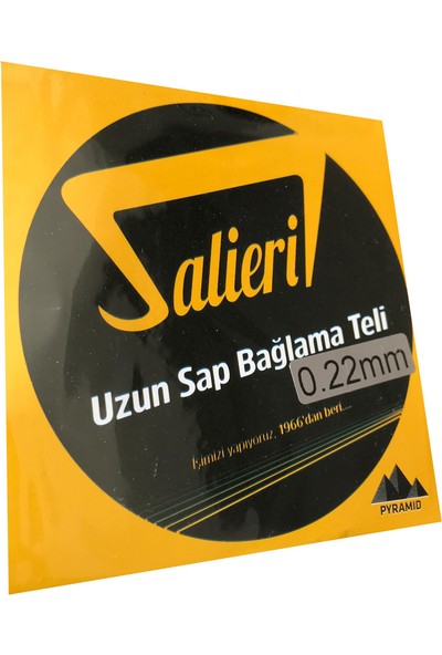 Salieri 0.22 Mm Pyramid Takım Tel Uzun Sap Bağlama Teli 022 Salieri 0.22 Mm Pyramid Takım Tel Uzun Sap Bağlama Teli 022