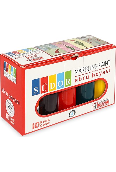 Südor Ebru Boyası Set 10X25 Ml Sd890