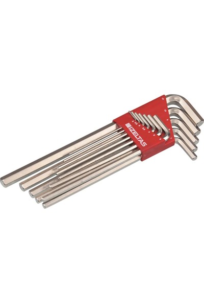 İzeltaş Allen Anahtar Takımı Altı Köşe Uzun Boy 12 Parça