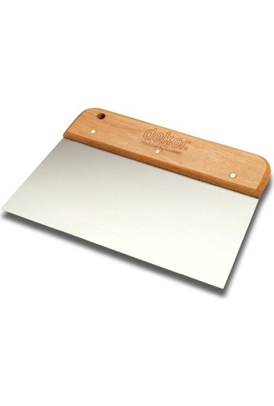 Dekor Genıs Ispatula Ahsap Saplı Yay Çelıgı 17 Cm 041 Dekor Genıs Ispatula Ahsap Saplı Yay Çelıgı 17 Cm 041