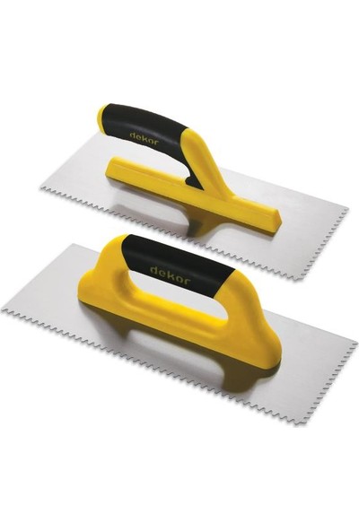 Dekor Seramık Malası Kapalı Plastık Saplı Yay Çelıgı Üçgen 30 Cm 220