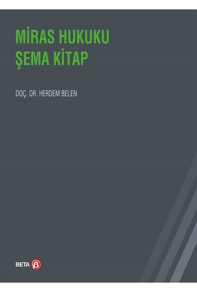 Miras Hukuku Şema Kitap - Herdem Belen