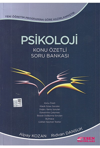 Esen Yayınları 10. Sınıf Psikoloji Konu Özetli Soru Bankası