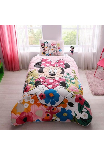 Taç Lisanslı Yorgan Seti-Disney Minnie