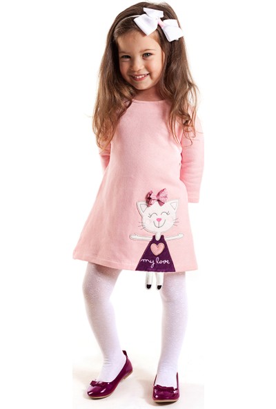 Denokids Yaramaz Kedi Elbise