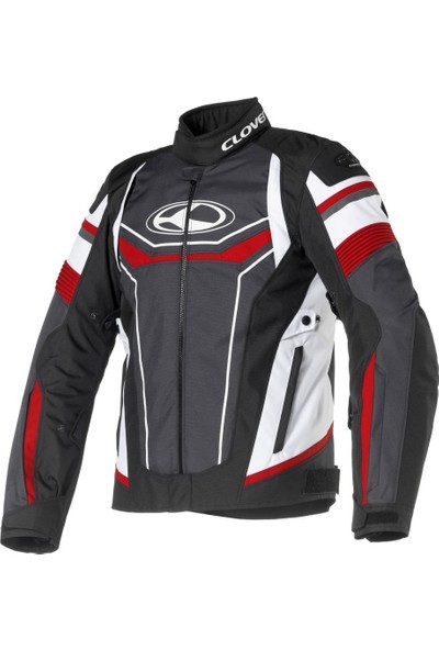 Clover Airblade-3 Lady Kısa Siyah/Kırmızı Ceket