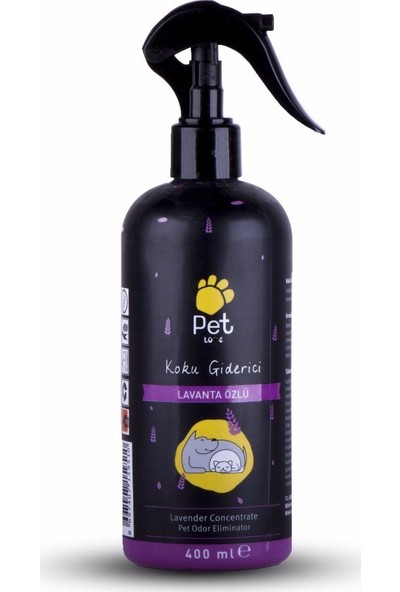 Pet Love Koku Giderici Lavanta Sprey 400 ml.