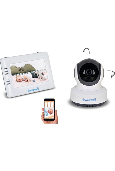 Weewell WMV870 Sphera Dual Watch Dijital Bebek İzleme Cihazı Weewell WMV870 Sphera Dual Watch Dijital Bebek İzleme Cihazı