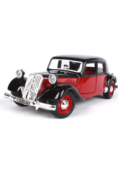 Burago 1/24 Ölçek 1938 Citroen T.A 15 CV Retro Klasik Model Araba