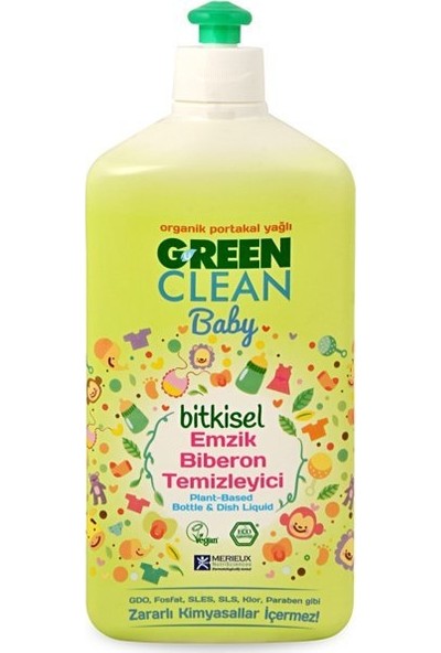 U green Clean Baby Bitkisel Biberon Emzik Temizleyici 500 ml U green Clean Baby Bitkisel Biberon Emzik Temizleyici 500 ml