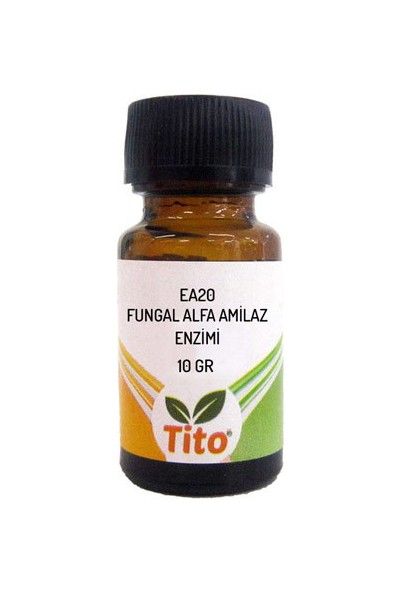 Tito EA20 Fungal Alfa Amilaz Enzimi - 10 gr Tito EA20 Fungal Alfa Amilaz Enzimi - 10 gr
