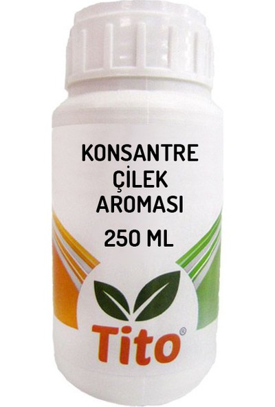 Tito Çilek Aroması Suda Çözünür - 250 ml Tito Çilek Aroması Suda Çözünür - 250 ml