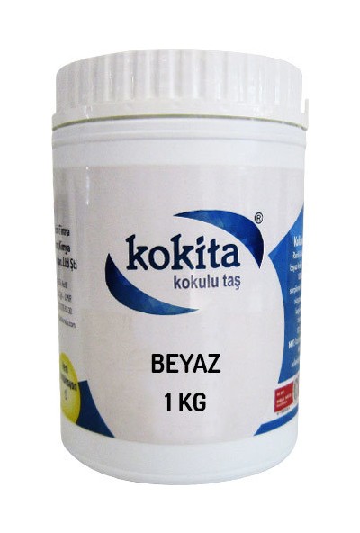 Kokita Beyaz Kokulu Taş Tozu (Esanssız) - 1 kg Kokita Beyaz Kokulu Taş Tozu (Esanssız) - 1 kg