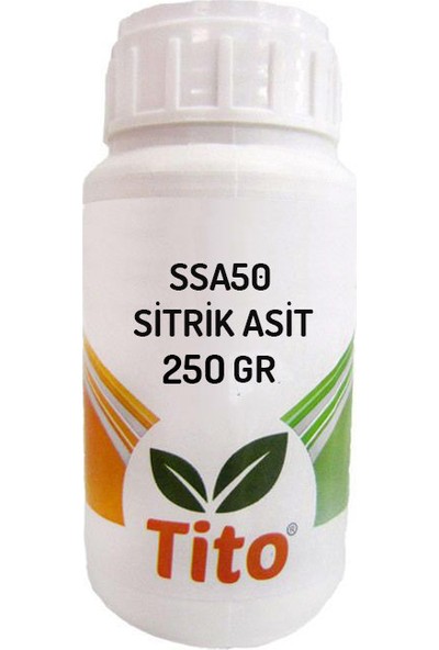 Tito SSA50 Sıvı Sitrik Asit - 250 gr Tito SSA50 Sıvı Sitrik Asit - 250 gr