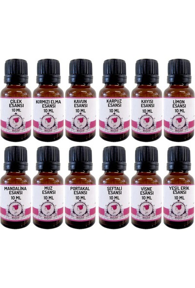 Elito Konsantre Meyve Esansları Seti - 12'li Elito Konsantre Meyve Esansları Seti - 12'li