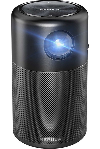 Anker Nebula Capsule Akıllı Taşınabilir WiFi Kablosuz Pico Projeksiyon Cihazı TV Box Hoparlör Anker Nebula Capsule Akıllı Taşınabilir WiFi Kablosuz Pico Projeksiyon Cihazı TV Box Hoparlör